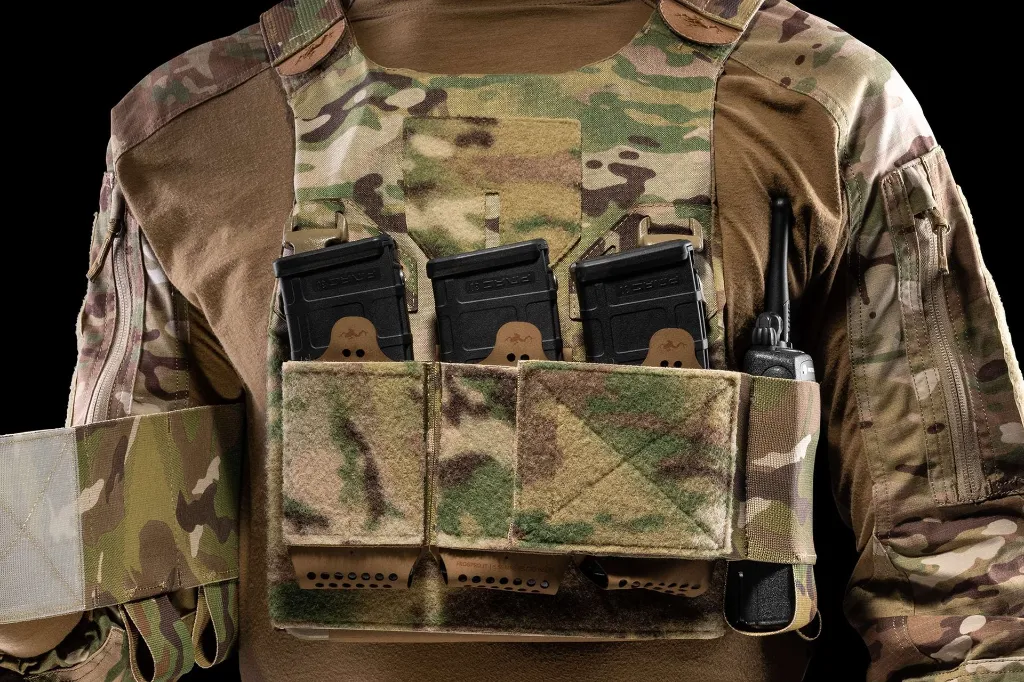5.56 Mag Velcro Insert Triple (Ranger Green) | LEVELFOUR B2C